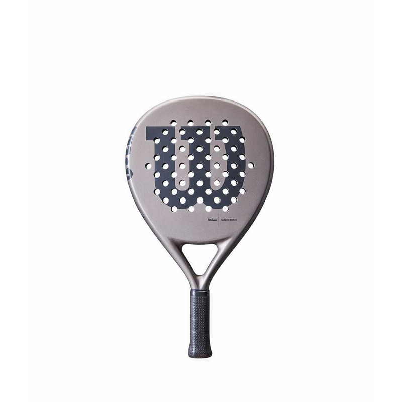 Jual Wilson Carbon Force 365 Tear Drop Padel Racket - Silver/Grey ...