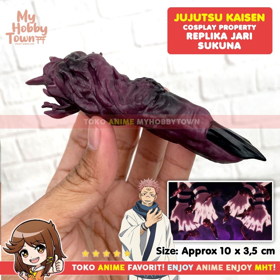 Jual Replika Jari Sukuna Ryomen Cosplay Property Pajangan Miniatur ...