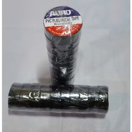 Jual ISOLASI HITAM LISTRIK ABRO TEBAL 10 YARD ISI 10 PCS | Shopee Indonesia