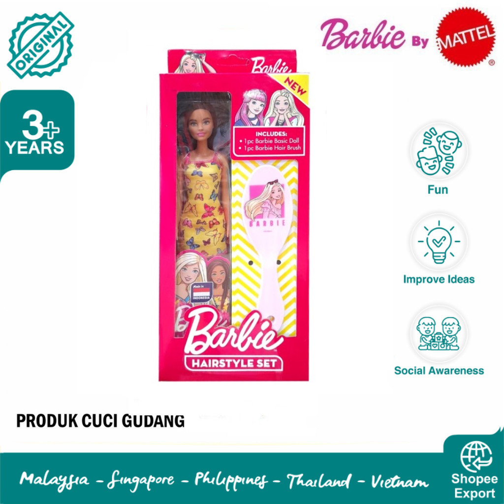 Jual Barbie Limited Edition Hair Style Set Original Mattel - Cvradit ...