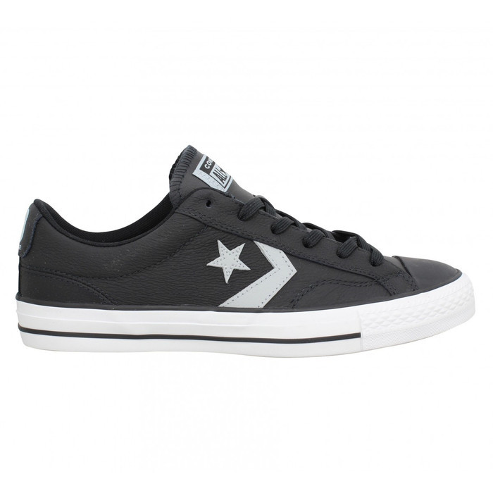 Jual Sepatu Sneakers Pria Converse Star Player Ox Black Wolf Grey White ...