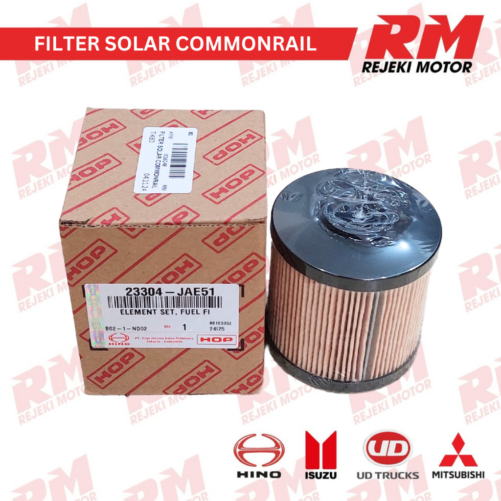 Jual Filter Solar Hino Lohan Atas ASLI HOP 23304-JAE51 Fuel Filter Hino ...