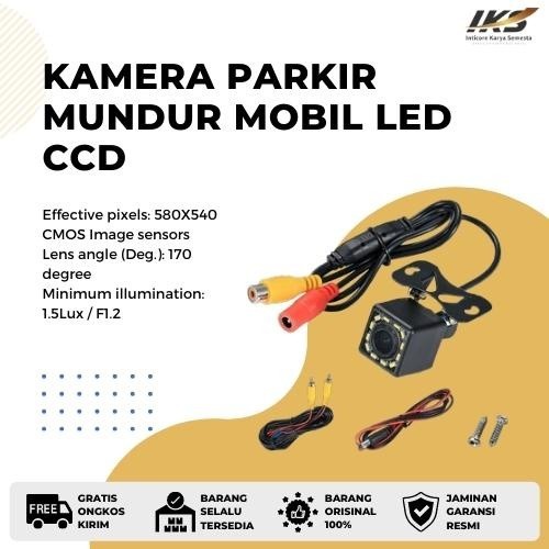Jual Kamera Parkir Mundur Mobil LED CCD Camera Parkir Kotak 12 LED | Shopee Indonesia