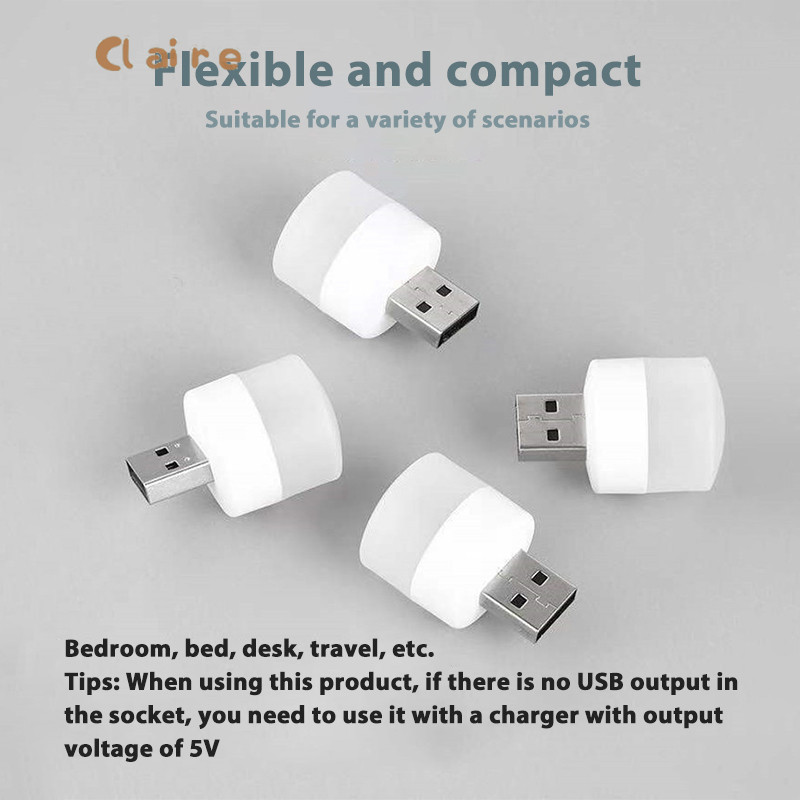 Jual Lampu colokan USB lampu pengisian daya ponsel komputer lampu baca ...