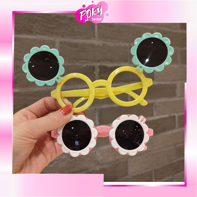 Jual POKY - F5332 Kacamata Anak Model Bunga / Kacamata Anak Fashion ...