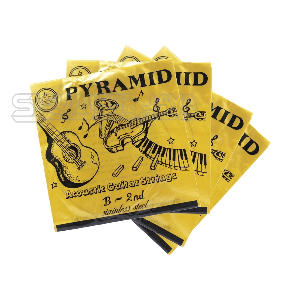 Jual Senar Gitar Guitar Pyramid Gold Coklat Kuning 2-B | Shopee Indonesia