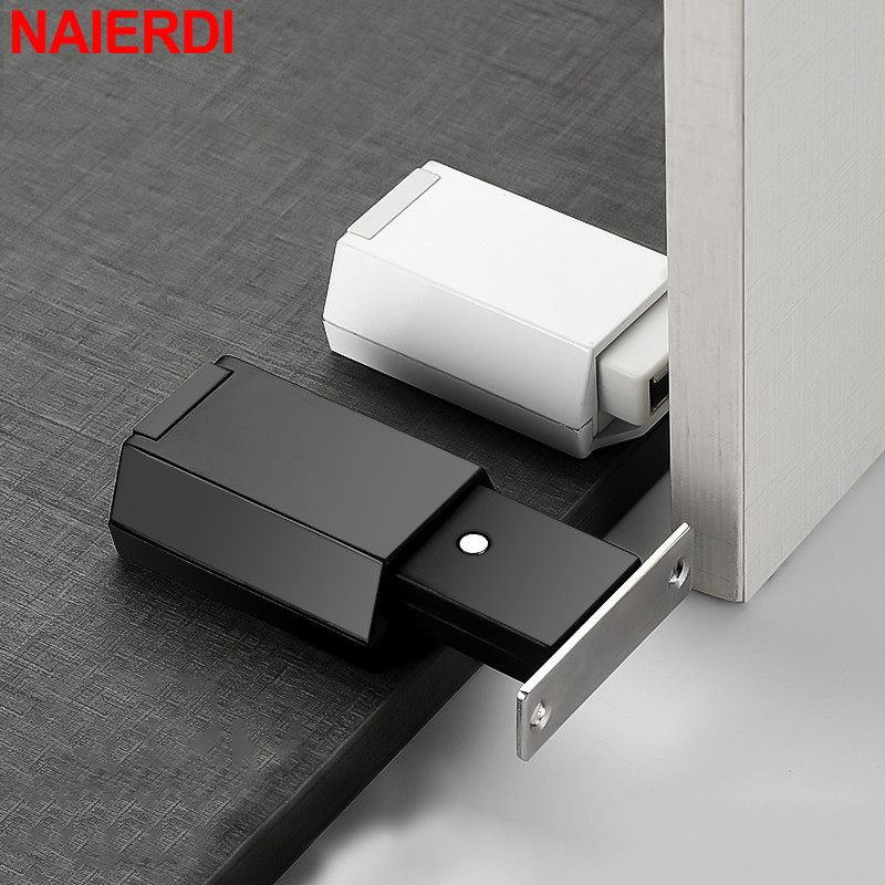 Jual NAIERDI Magnetic Door Catches Heavy Duty Push to Open Cabinet ...