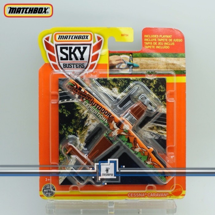 Jual Matchbox Sky Busters CESSNA CARAVAN Plane Series Pesawat Skybuster ...