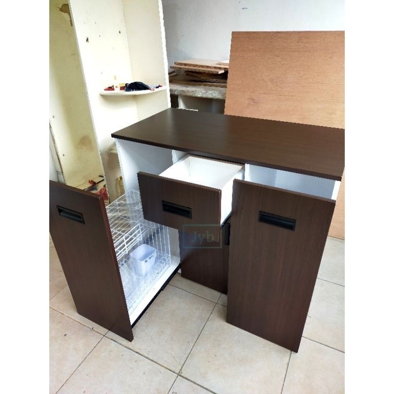 Jual Rak Piring Meja kompor Kitchen Set Bawah Lemari Dapur bawah ...
