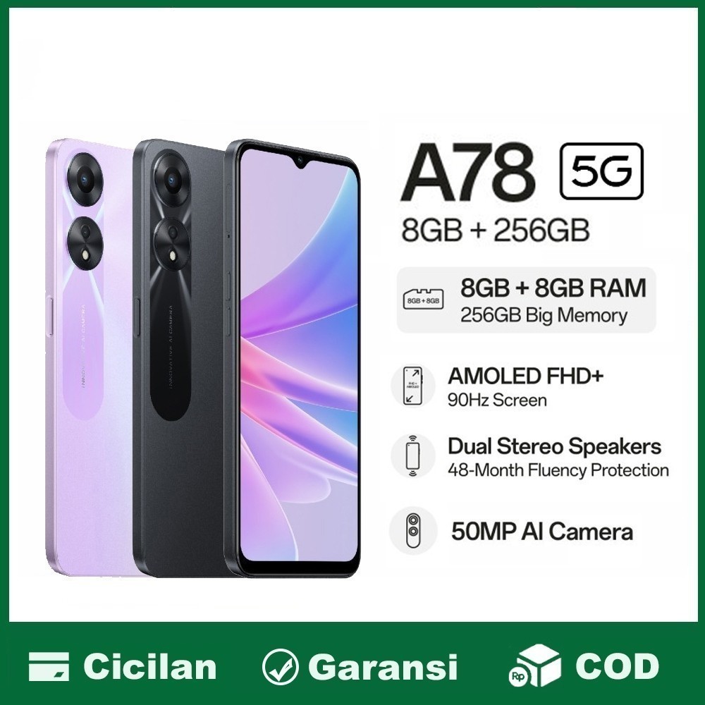 Jual 5g hp a78 ram 8 256 gb handphone | Shopee Indonesia