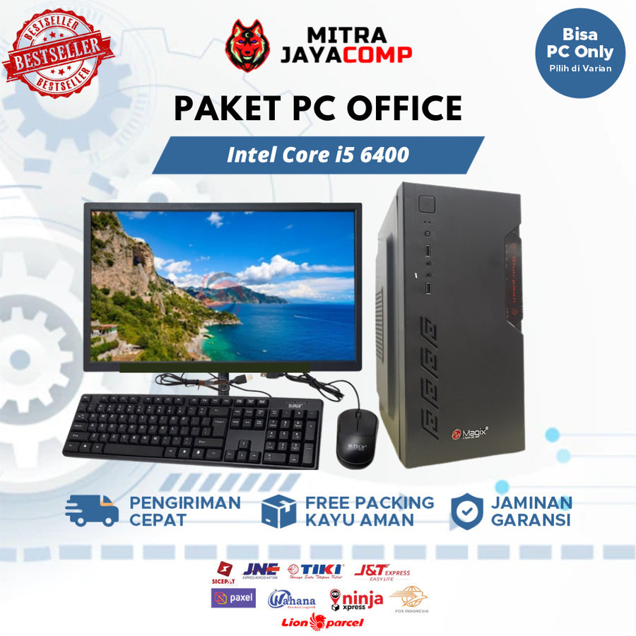 Jual PC Rakitan fullset Intel Core i5 6400 Ram 8GB HDD SSD cocok untuk ...