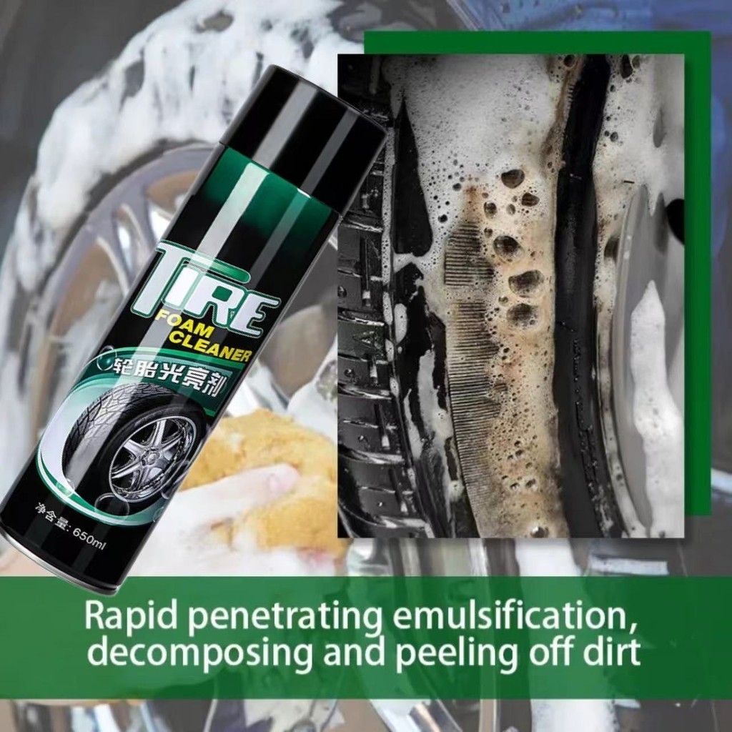 Jual Tire Foam Cleaner Jaringan Pembersih Dan Semir Ban Multifungsi ...