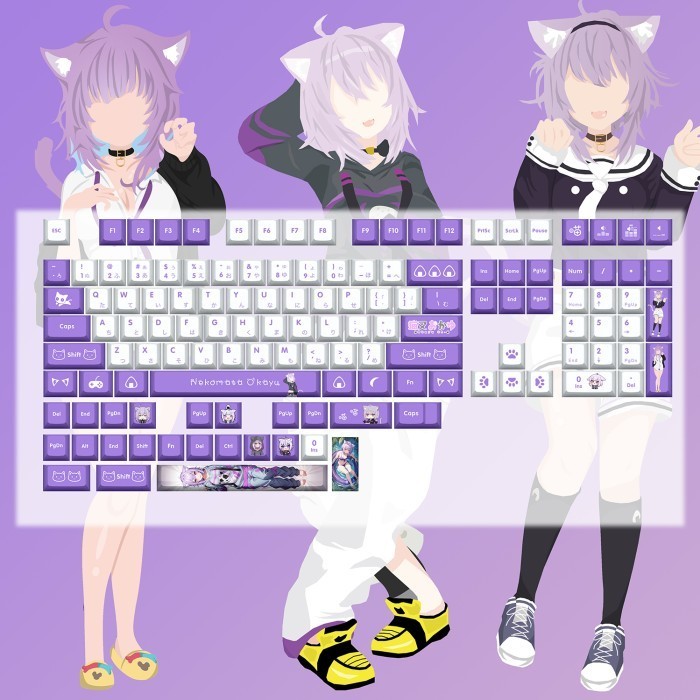 Jual Keycaps Mechanical Keyboard Anime Games Hololive Vtuber 3 | Shopee ...