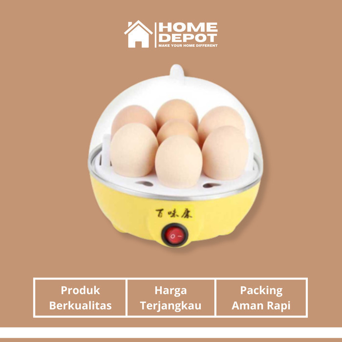 Jual Egg Boiler Electric Alat Rebus Telur Stainless Steamer Cooker ...