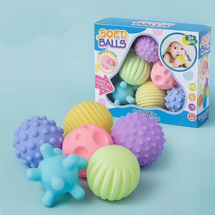 Jual Bayi Sensory Mainan Bayi Edukasi Baby SQUEEZE BALLS | Shopee Indonesia