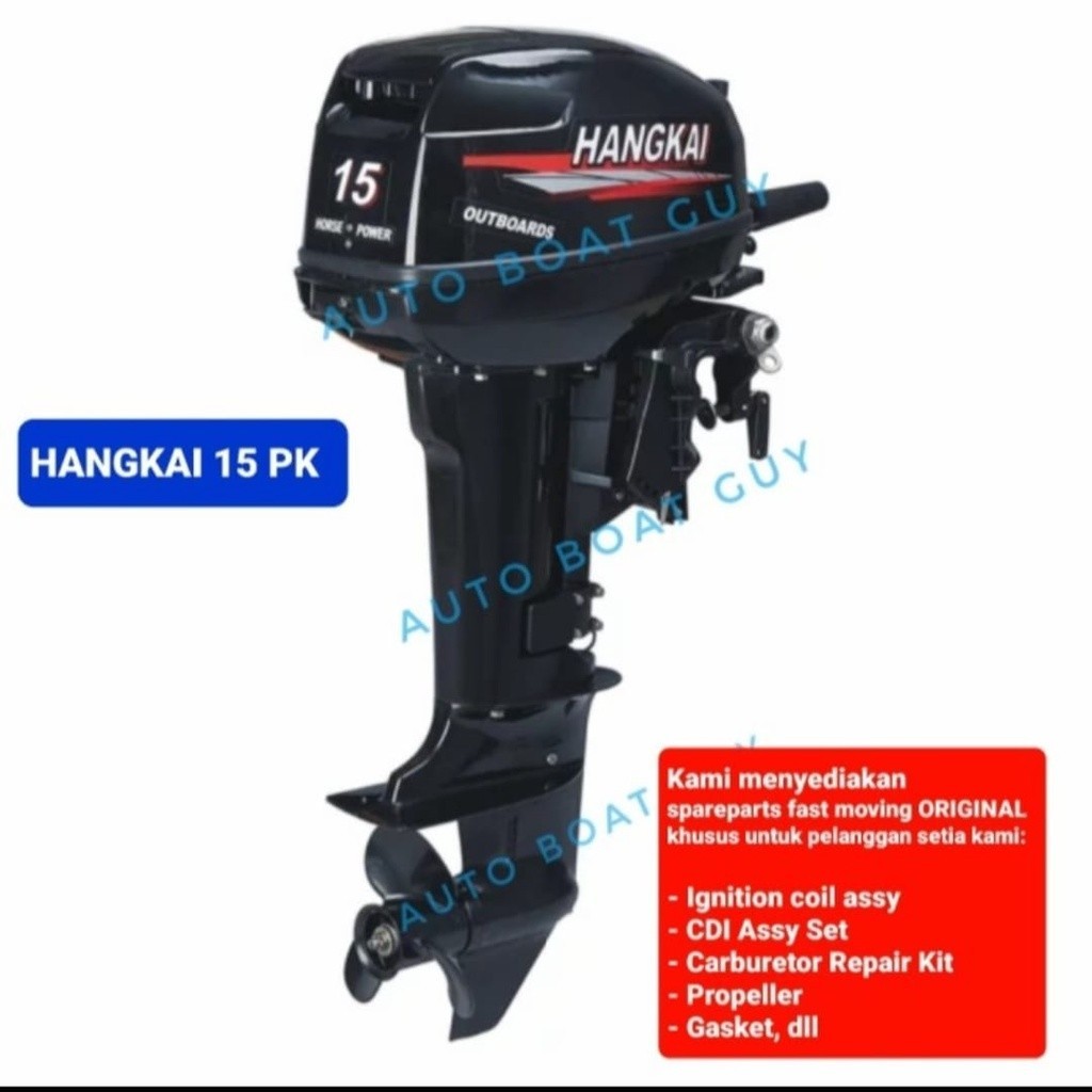 Jual Mesin Tempel Perahu Merek HANGKAI 15 / 18 PK HP | Shopee Indonesia