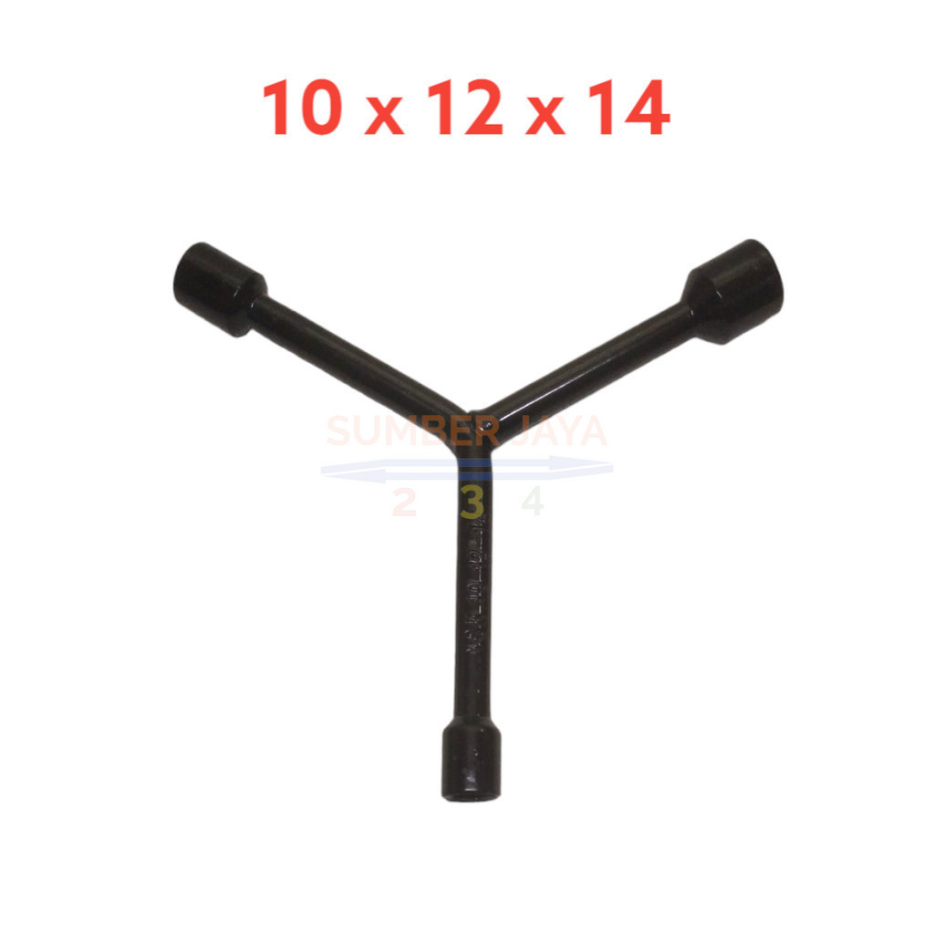 Jual Kunci Sock Y Hitam 10x12x14 mm / Kunci Y 10 x 12 x 14 | Shopee ...