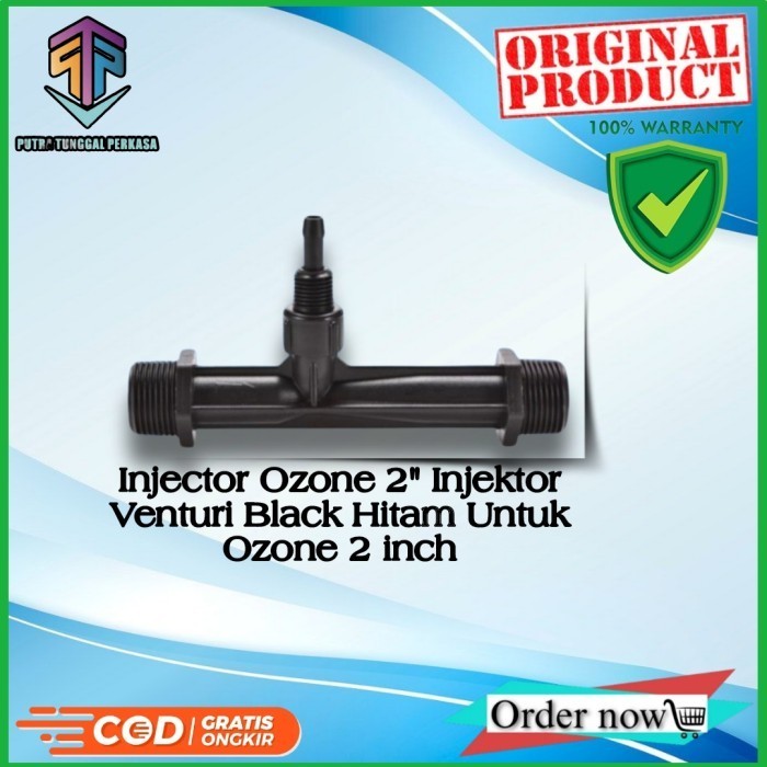 Jual Injector Ozone 2" Injektor Venturi Black Hitam Untuk Ozone 2 inch ...