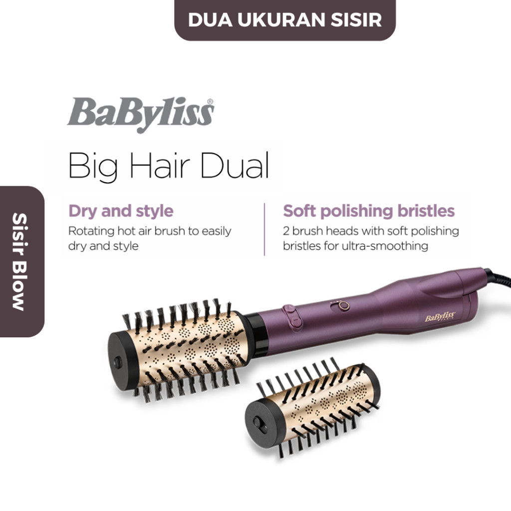 Jual Limited edition!! Big hair Dual Hot Air Styler AS950E | Sisir ...