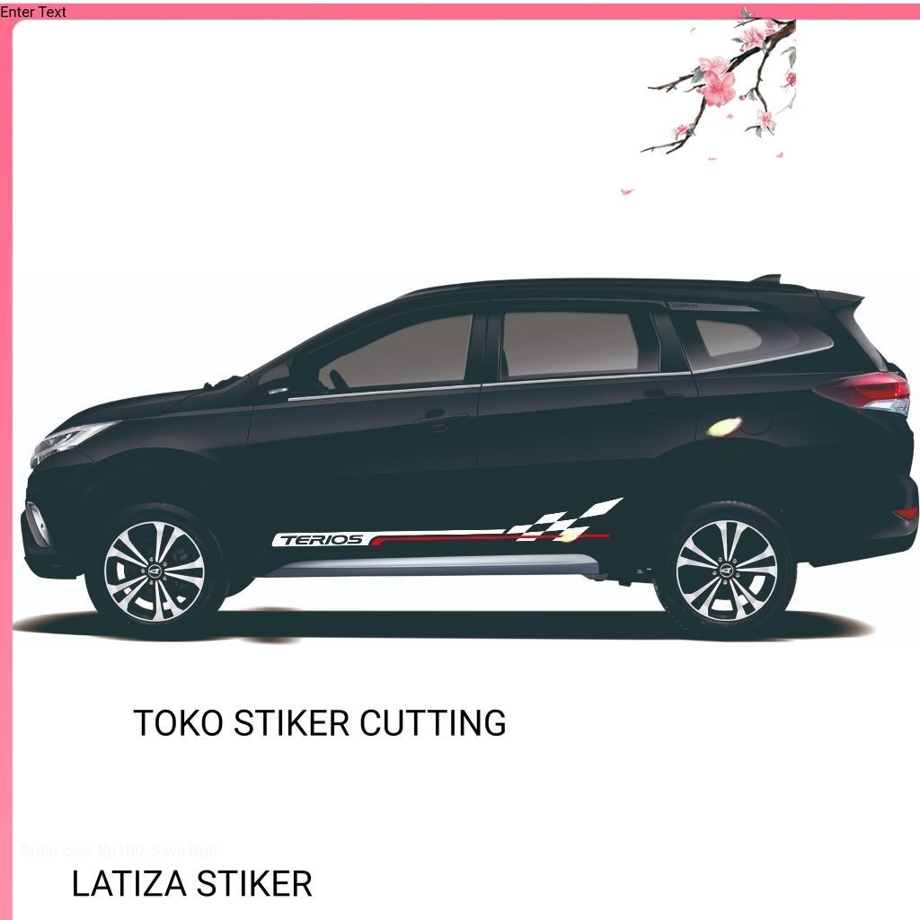 Jual CUTING STIKER MOBIL STIKER LIS STRIPING MOBIL Stiker Cutting Mobil ...
