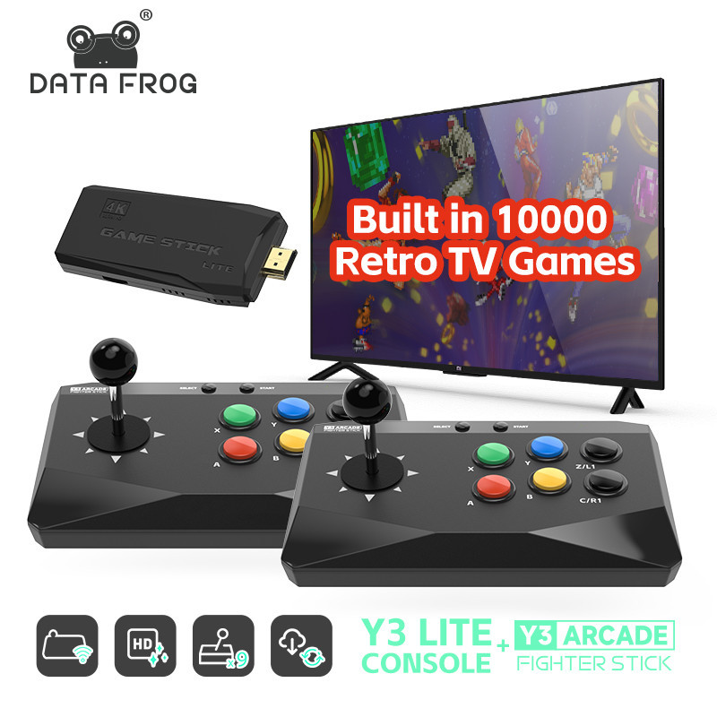 Jual DATA FROG Y3 Arcade 4K Video Game Console with Game Arcade ...