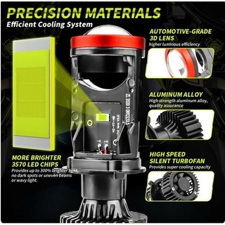 Jual Lampu LED Y7D H4 Y7 mini projector biled H4 kaki 3 mobil motor ...