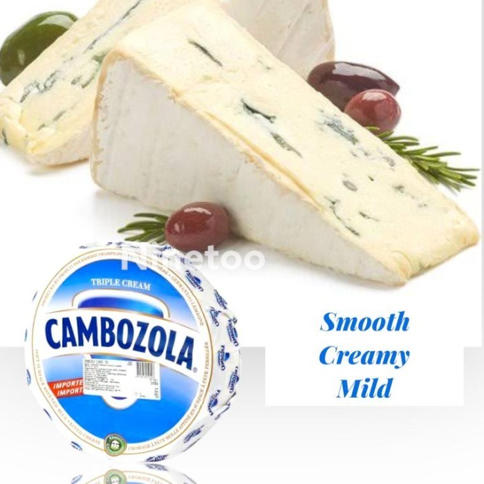 Jual Cambozola Blue Cheese German Brie Chese Keju Biru Imported - 320 ...