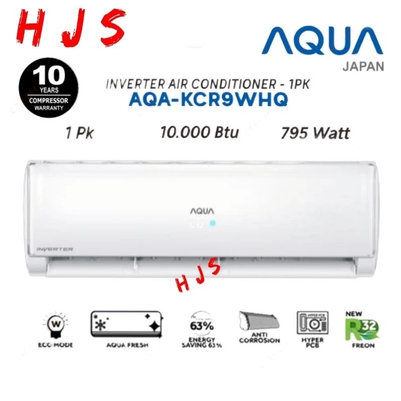 Jual AC AQUA INVERTER 1 PK AQA-KCR9WHQ AQUA FRESH R32 | Shopee Indonesia