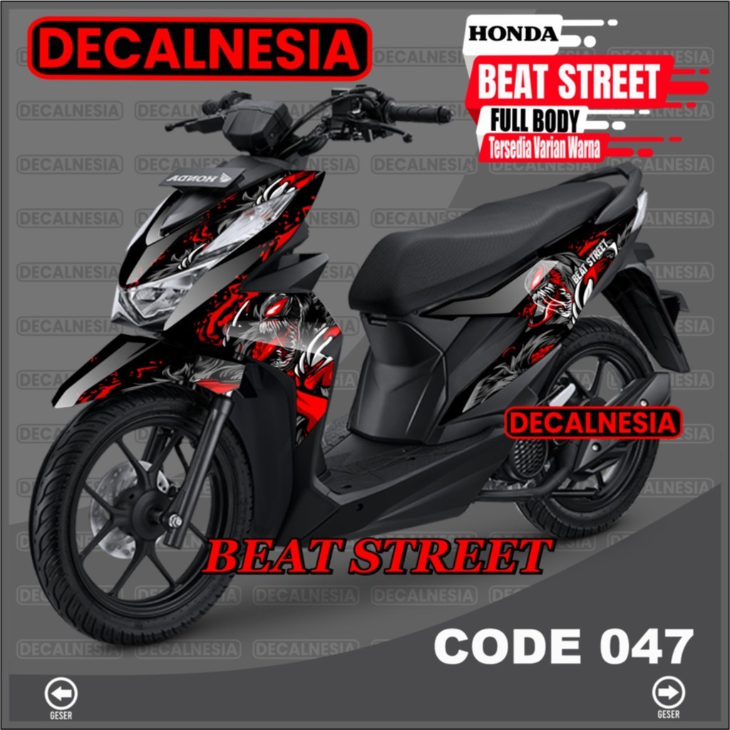 Jual Decal Beat Street New Full Body Stiker Motor 2021 2022 2023 2024 ...