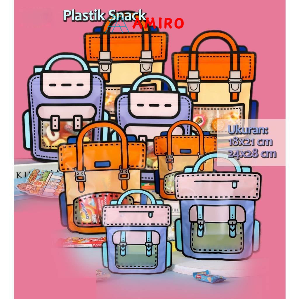 Jual Plastik Snack Hadiah Ziplock Birthday Packaging Goodie Bag/Kantong ...