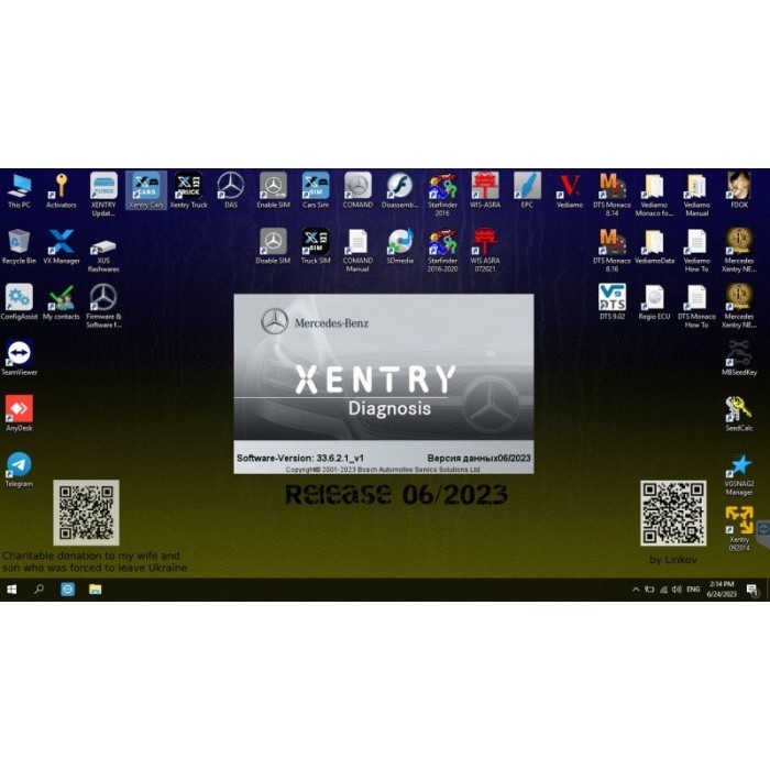 Jual Software diagnosis mercedes benz Xentry Passthru | Shopee Indonesia