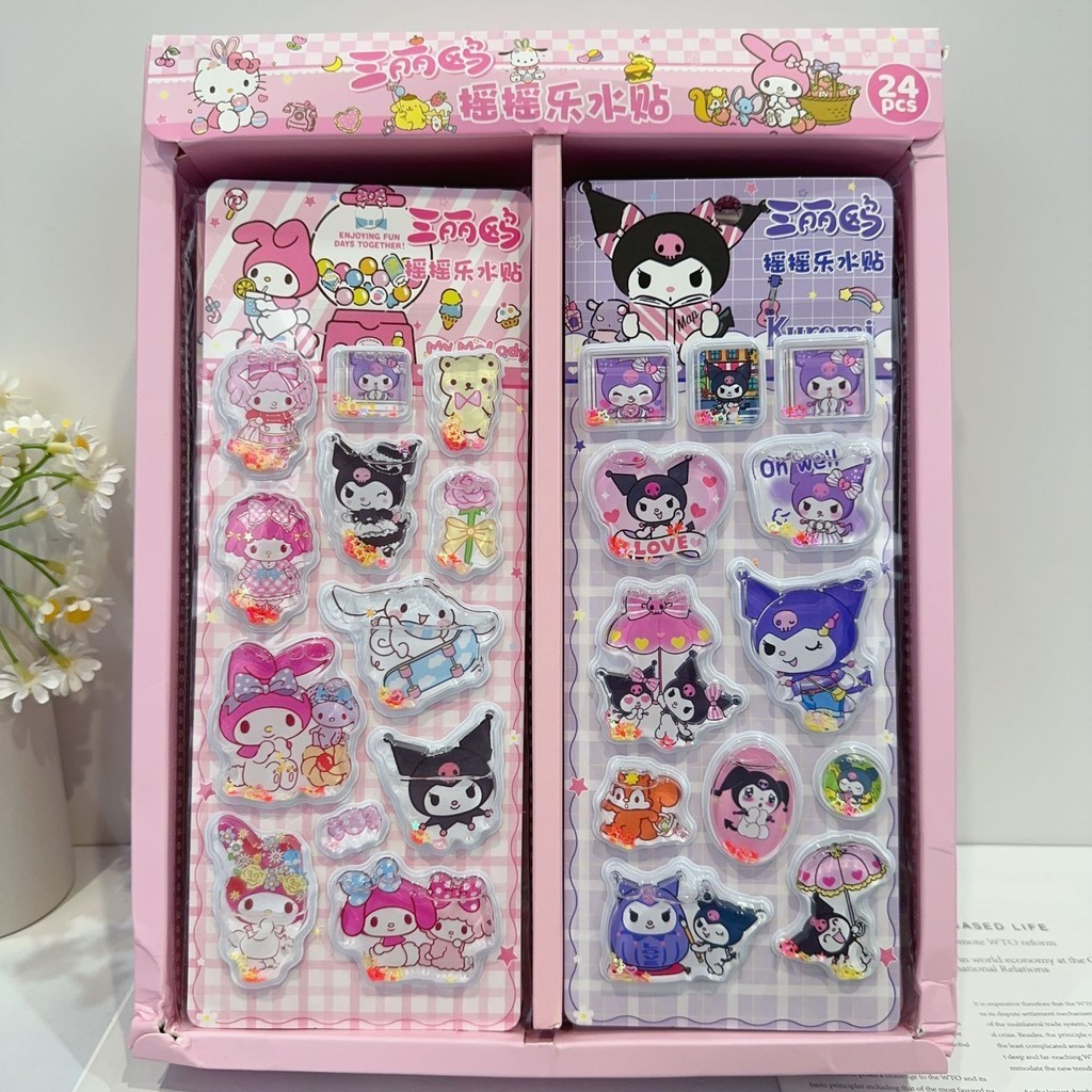 Jual Stiker Sanrio Air Timbul Kuromi Melodi Pompurin Cinamorol Gemetar ...