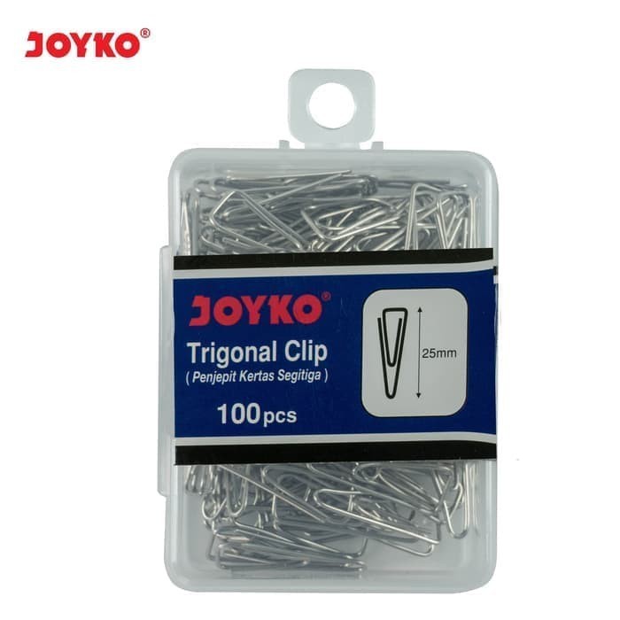 Jual Paper Clip Klip Trigonal No.1P dan 3P Joyko isi 100 Pcs / Klip ...