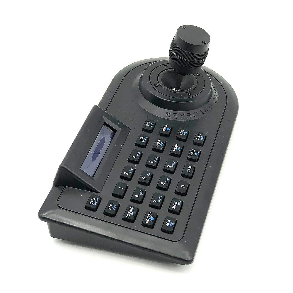 Jual CCTV Joystick Keyboard Controller 3KD LCD Display for PTZ Analog ...
