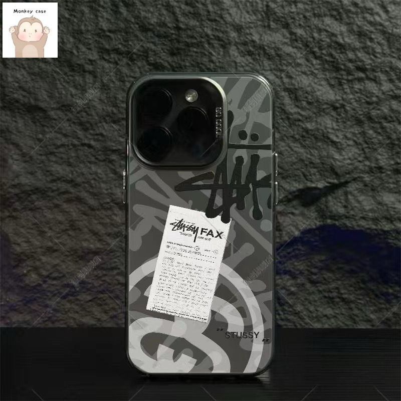 Jual MATTE HARD CASING HP IPHONE STUSSY CASE UNTUK IPHONE 7 8 7+ 8+ 11 12 13 14 15 PRO PLUS ...