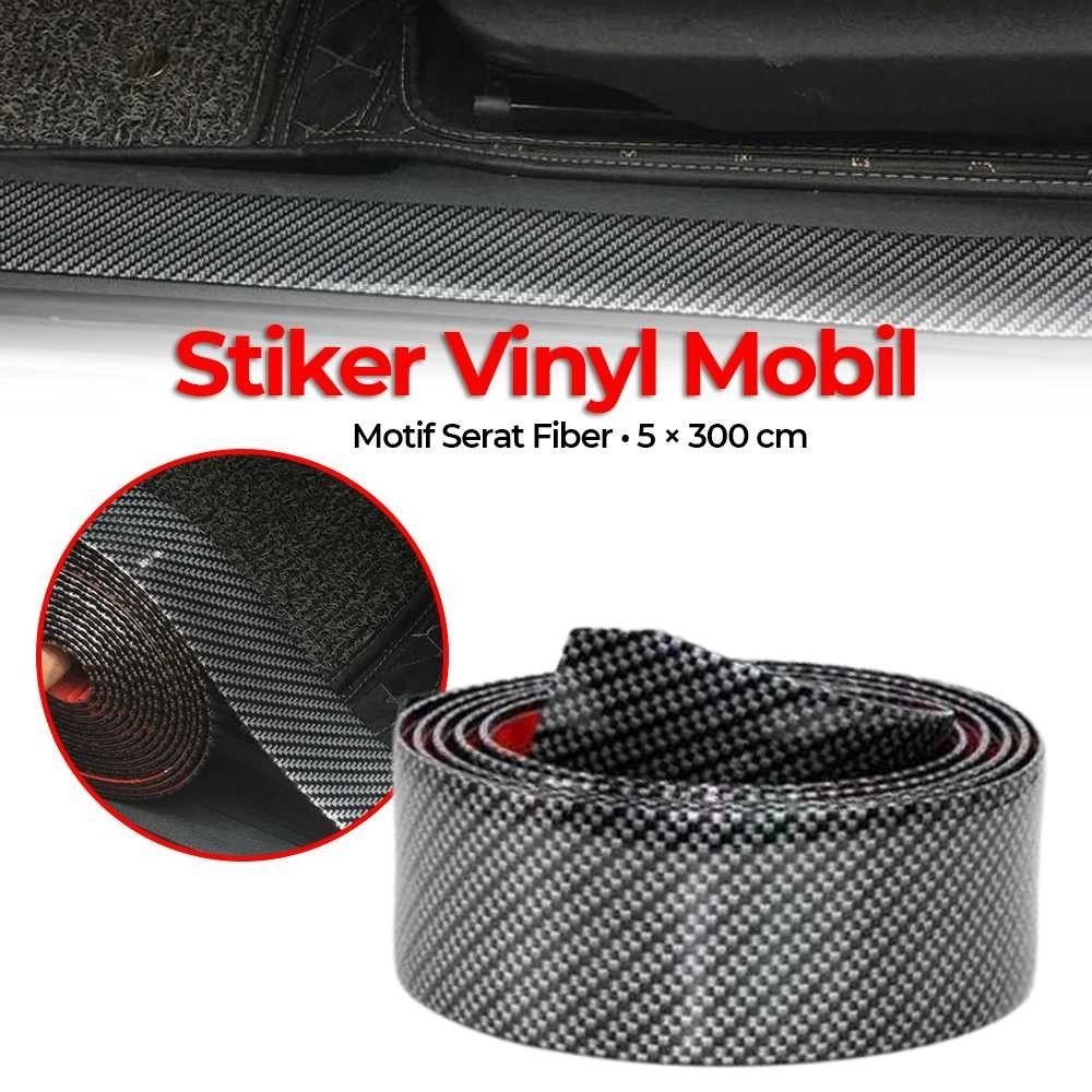 Jual Stiker Vinyl Carbon Fiber Mobil 5 x 300 cm - TAA749 KARLOR ...