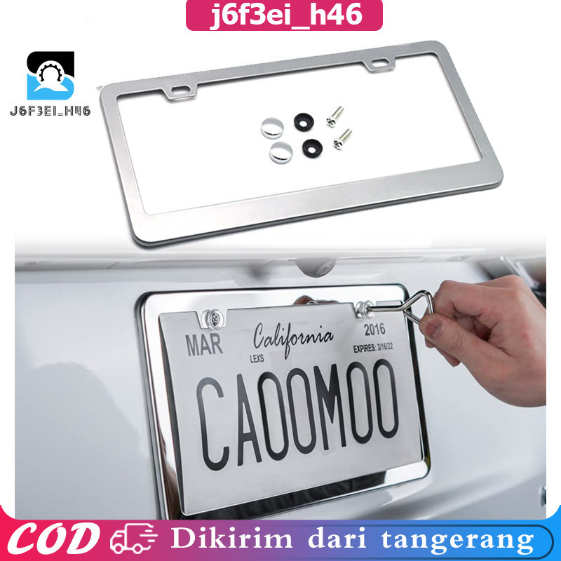 Jual Frame Plat Nomor Mobil Us Tempat Plat Mobil Stainless Steel ...