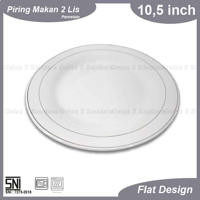Jual Piring Makan Porcelain/Piring Keramik/Dinner Plate/Piring Nasi ...