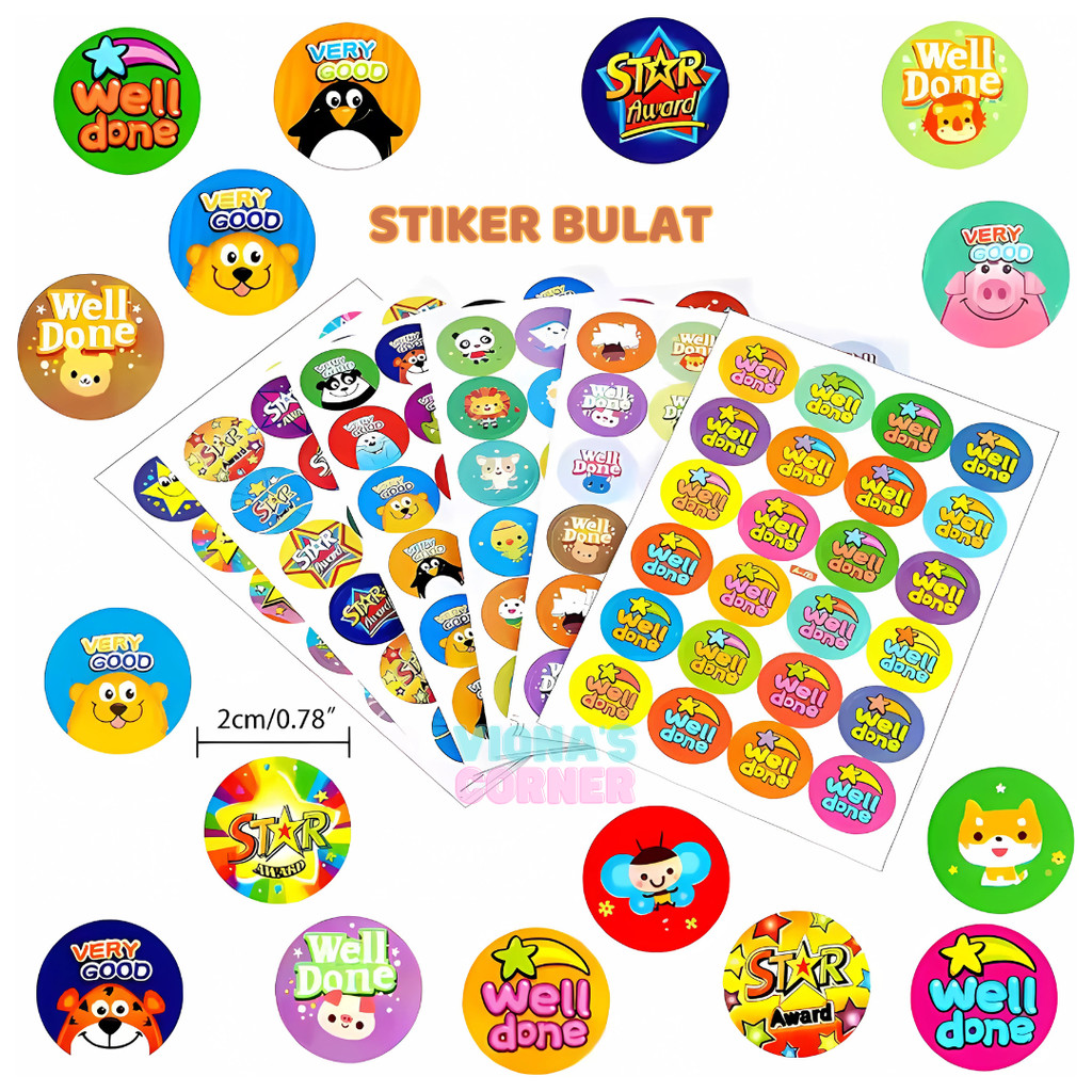 Jual Sticker Anak Anak Lucu Murah - Stiker Keren, Setiker Bintang ...