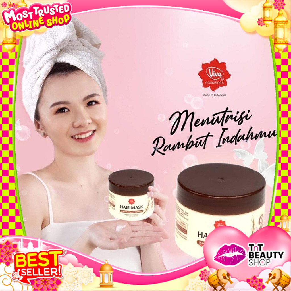 Jual Viva Hair Mask with Collagen - Jojoba Oil & Vit B5 - 200gr | TnT Beauty Shop | Shopee Indonesia
