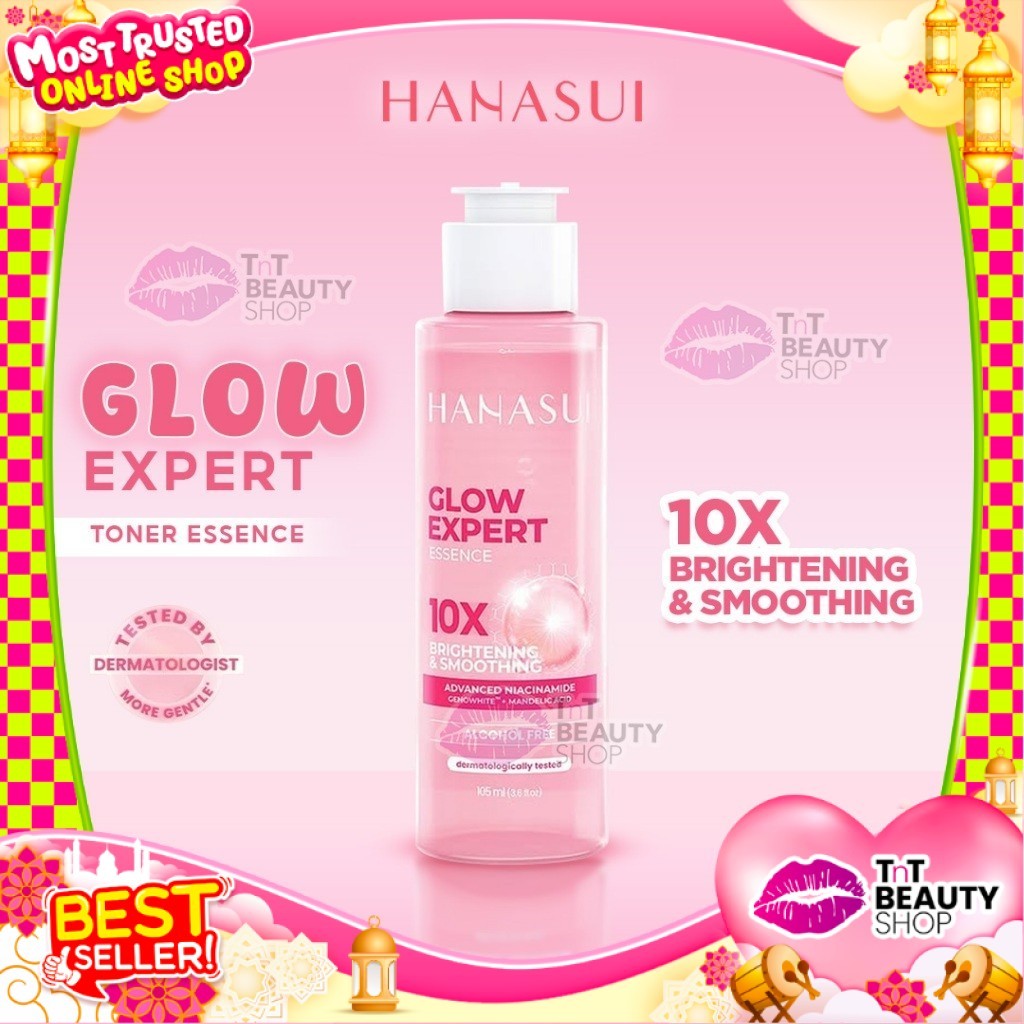 Jual HANASUI Flawless Glow Expert 10 Power Essence 100ml Toner | TnT ...