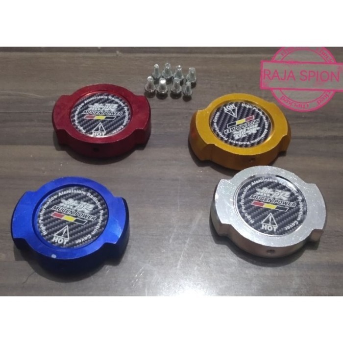 Jual Cover tutup cap radiator mugen full cnc nmax aerox Vario 125 Vario ...