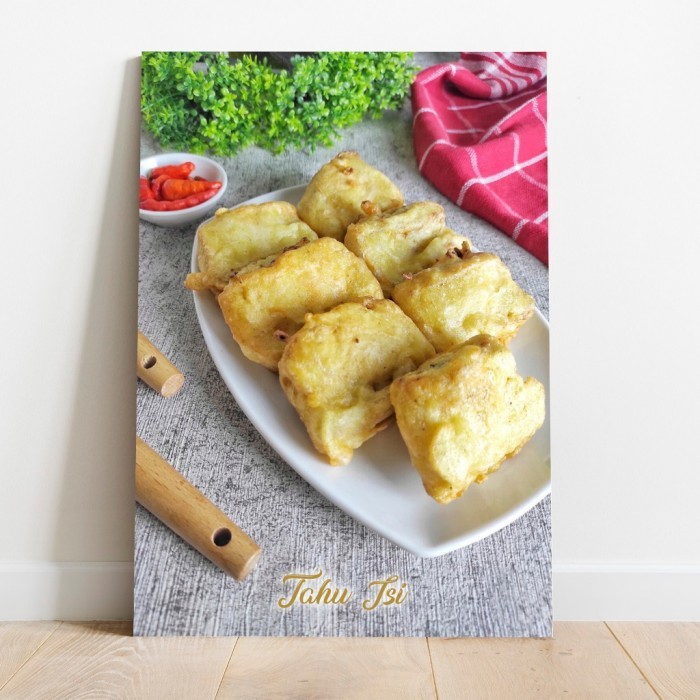 Jual Poster Gorengan Tahu Isi Bakwan Tempe Crispi Camilan Makanan ...