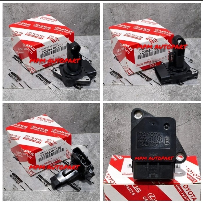 Jual sensor air flow maf innova inova hilux fortuner bensin type E asli ...