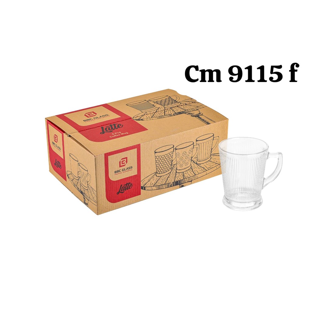 Jual 1 Lusin BBC Gelas teh gelas Set gelas minum kopi gelas kecil ...