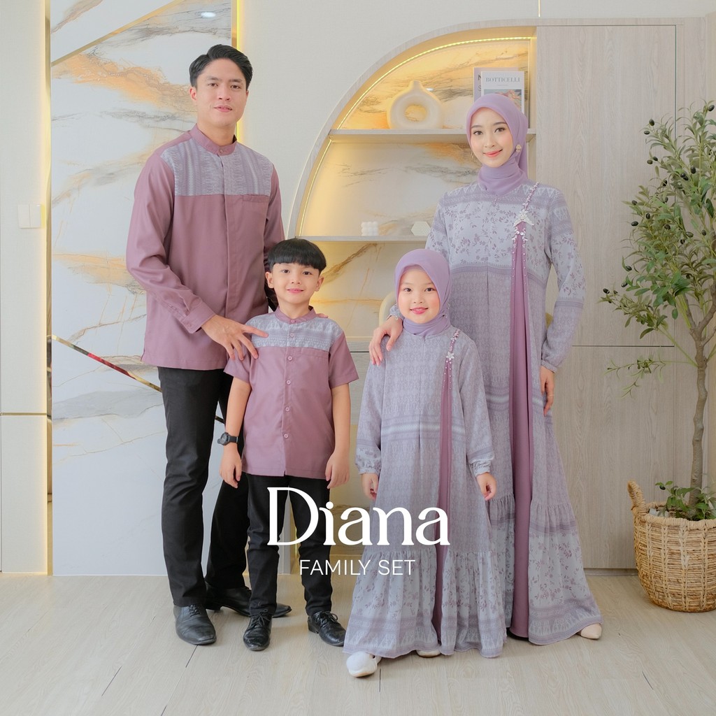 Jual Diana Couple BUNDLING Gamis dan Koko Premium Exclusive Special ...