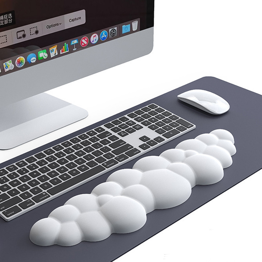 Jual [COD] Keyboard/Mouse Cloud Wrist Rest Cloud bentuk keyboard ...