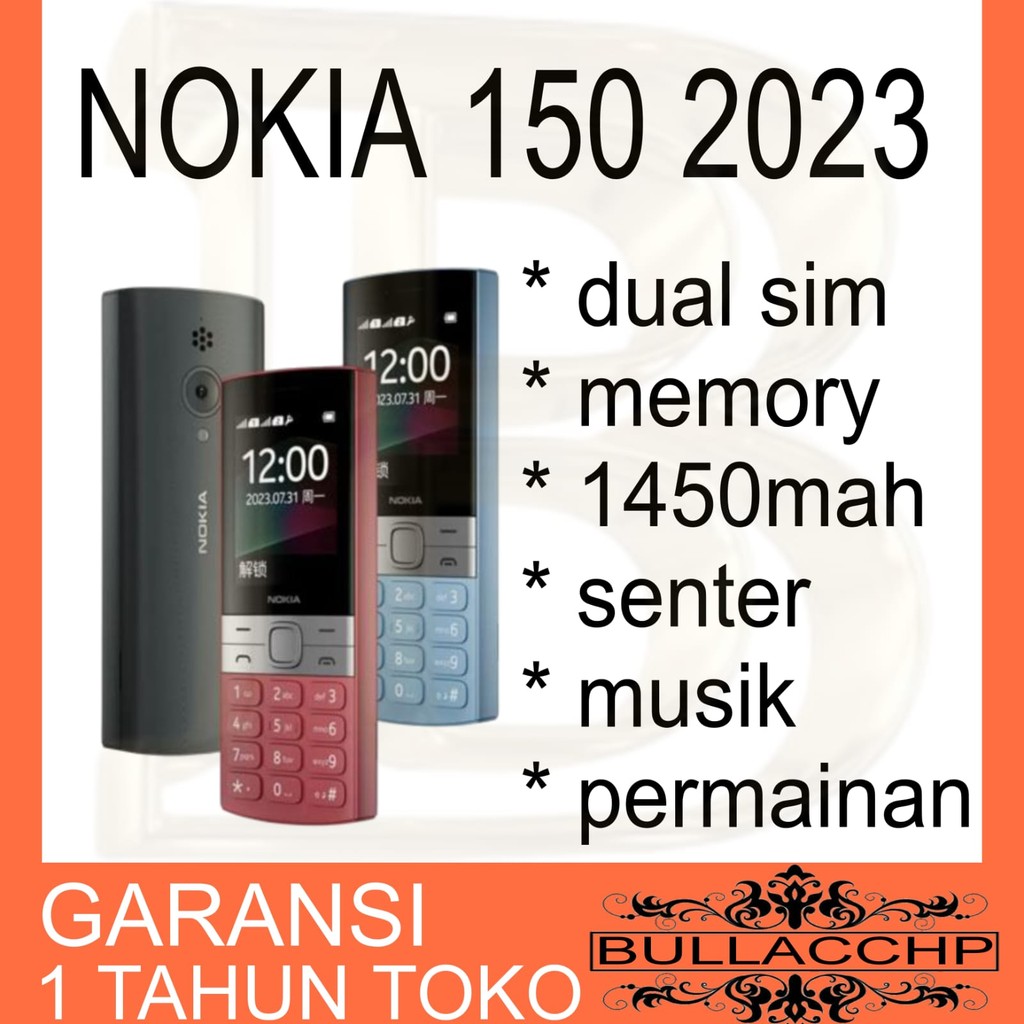 Jual HANDPHONE HP JADUL 150 2023 NEW toko BERGARANSI 1 TAHUN | Shopee Indonesia