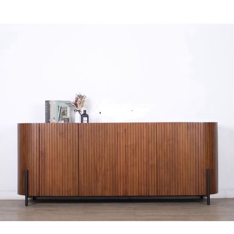 Jual buffet tv retro kayu jati,buffet retro kaki besi,bufet minimalis ...