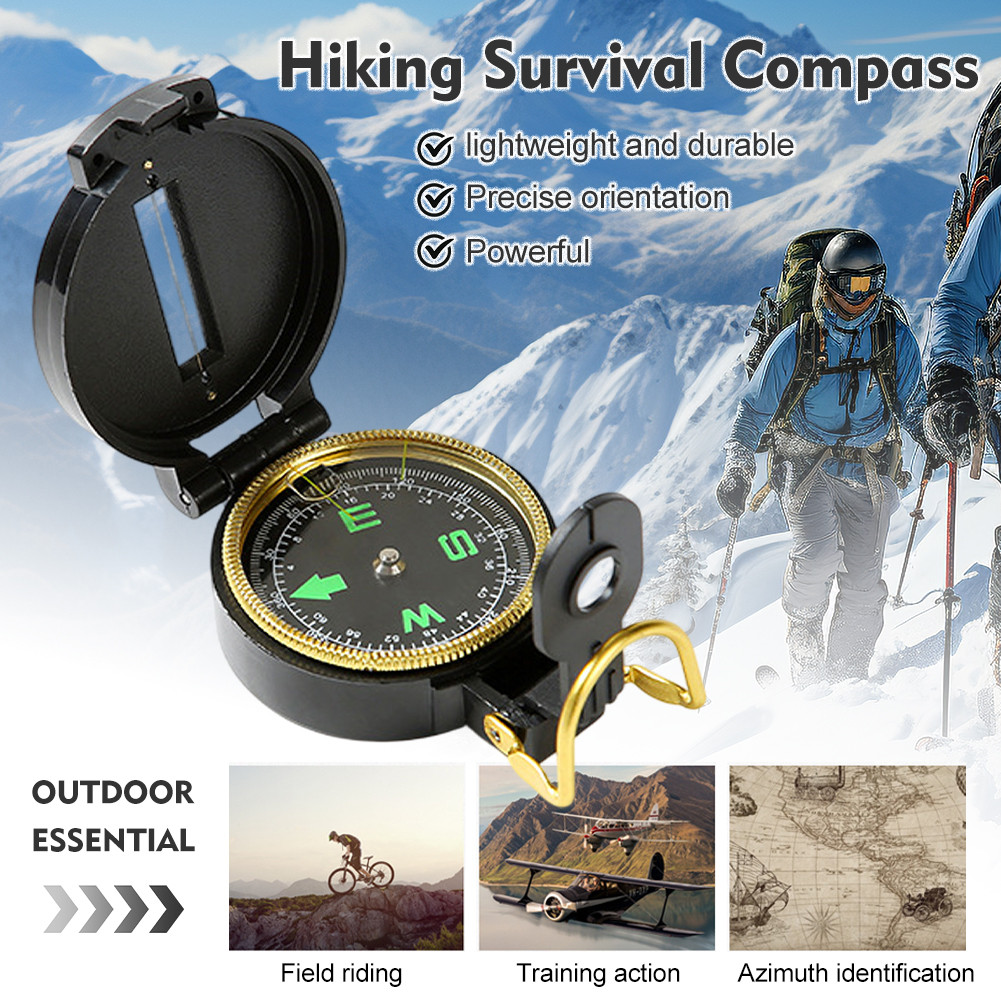 Jual Tahan air Kompas lensatic plastik / kompas petunjuk arah mata ...